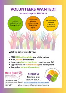 Volunteers - Southampton SENDIASS